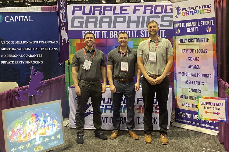 Event Displays – Purple Frog Graphics